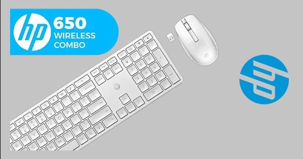 HP 650 Wireless Mouse & Keyboard Combo - Sleek & Reliable