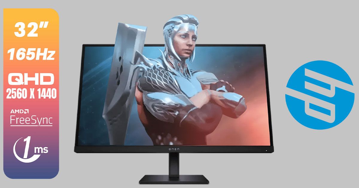 HP OMEN 32q 32" QHD 165Hz Gaming Monitor