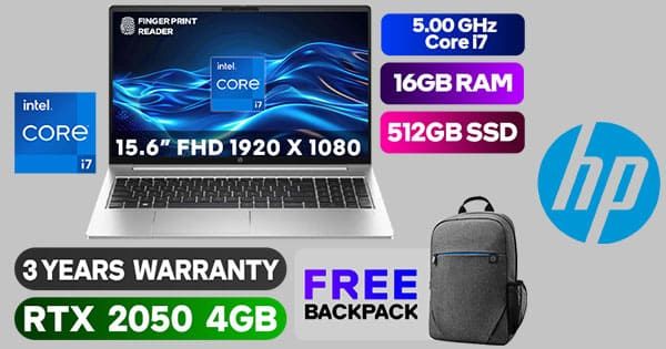 HP ProBook 450 G10 Intel Core i7 Laptop - Powerful Performance & Versatile Design