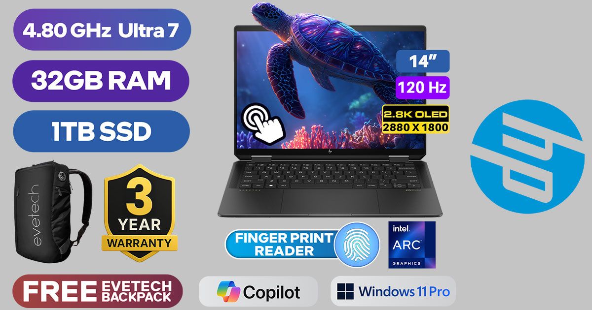 HP Spectre x360 2-in-1 Intel® Core™ Ultra 7 Touchscreen Laptop - A5KS3EA