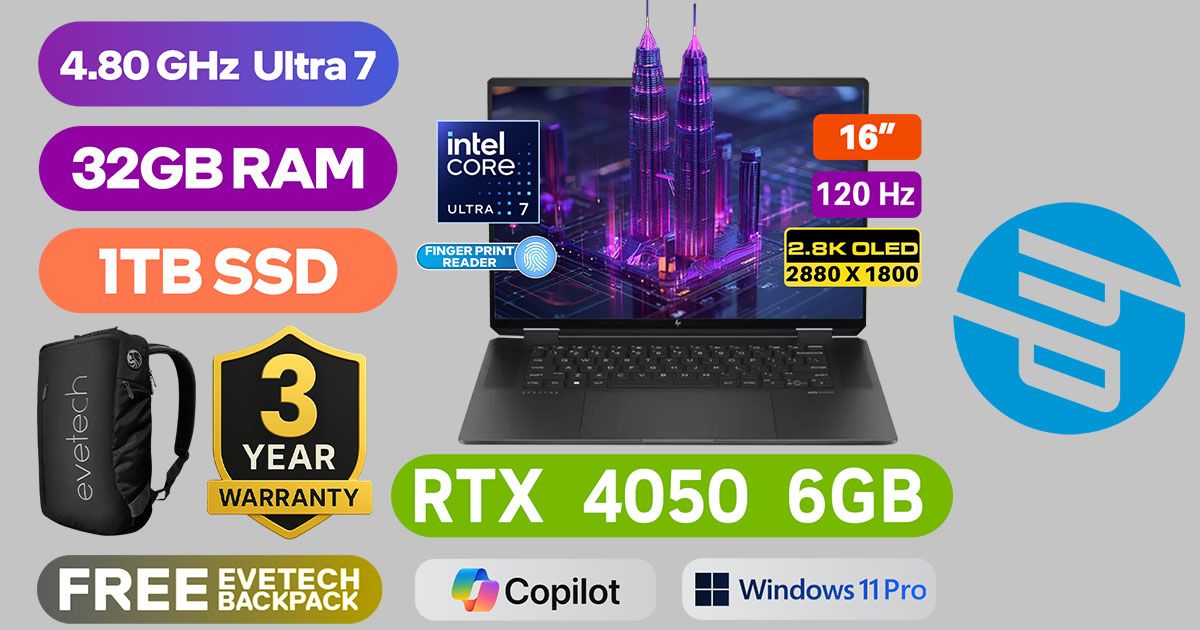 HP Spectre x360 2-in-1 Laptop - Intel® Core™ Ultra 7 Touchscreen | A5KS5EA