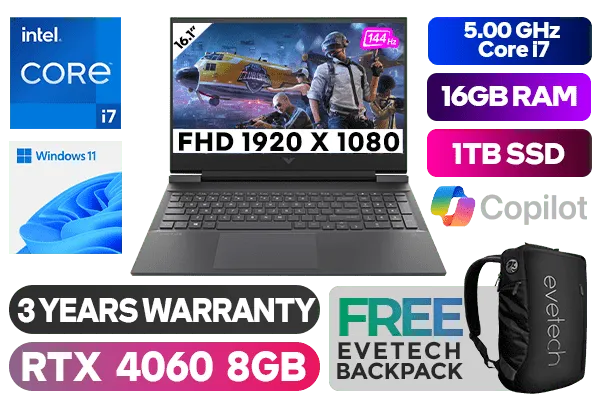 Buy HP Victus Gaming Laptop | Intel® Core™ i7 | RTX 4060 | 1TB SSD