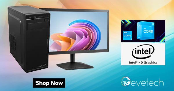 Intel 14th Gen Core i3 14100 4.7GHz Pro PC