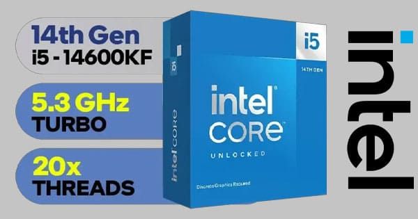 Intel 14th Gen Core i5 14600KF Processor - Power & Performance