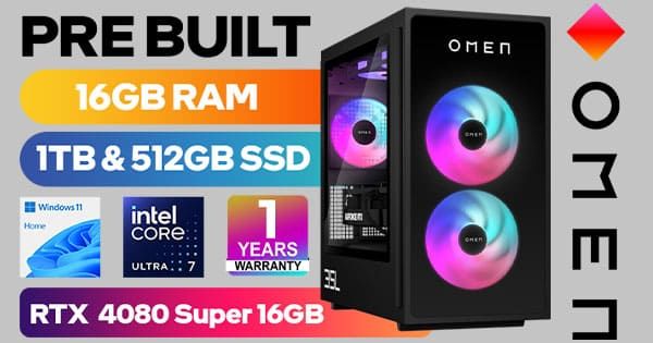 Intel Ultra 7 + RTX 4080 SUPER Gaming PC | High-End Power