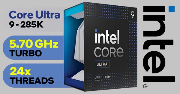 Intel Core Ultra 9 285K 24-Core Desktop Processor — Up to 5.7GHz | Evetech