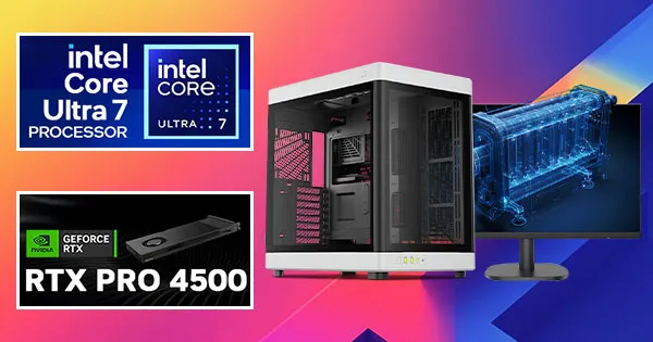 Intel Ultra 7 265KF + RTX Pro 4500 Workstation PC