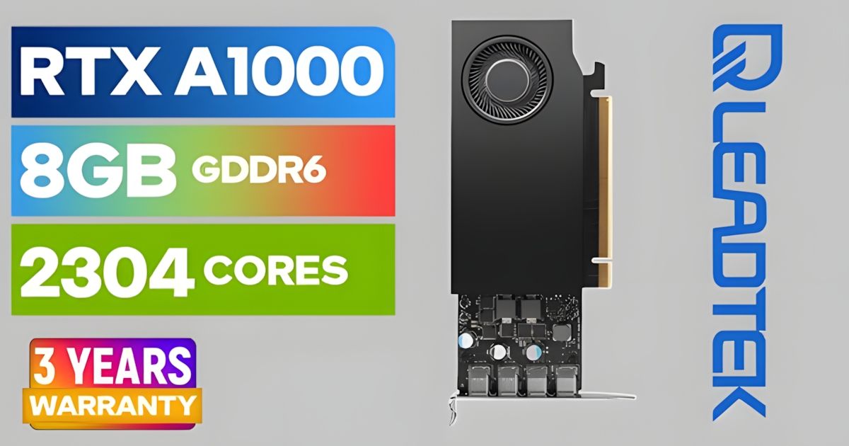 Leadtek NVIDIA RTX A1000 8GB Workstation Graphics Card
