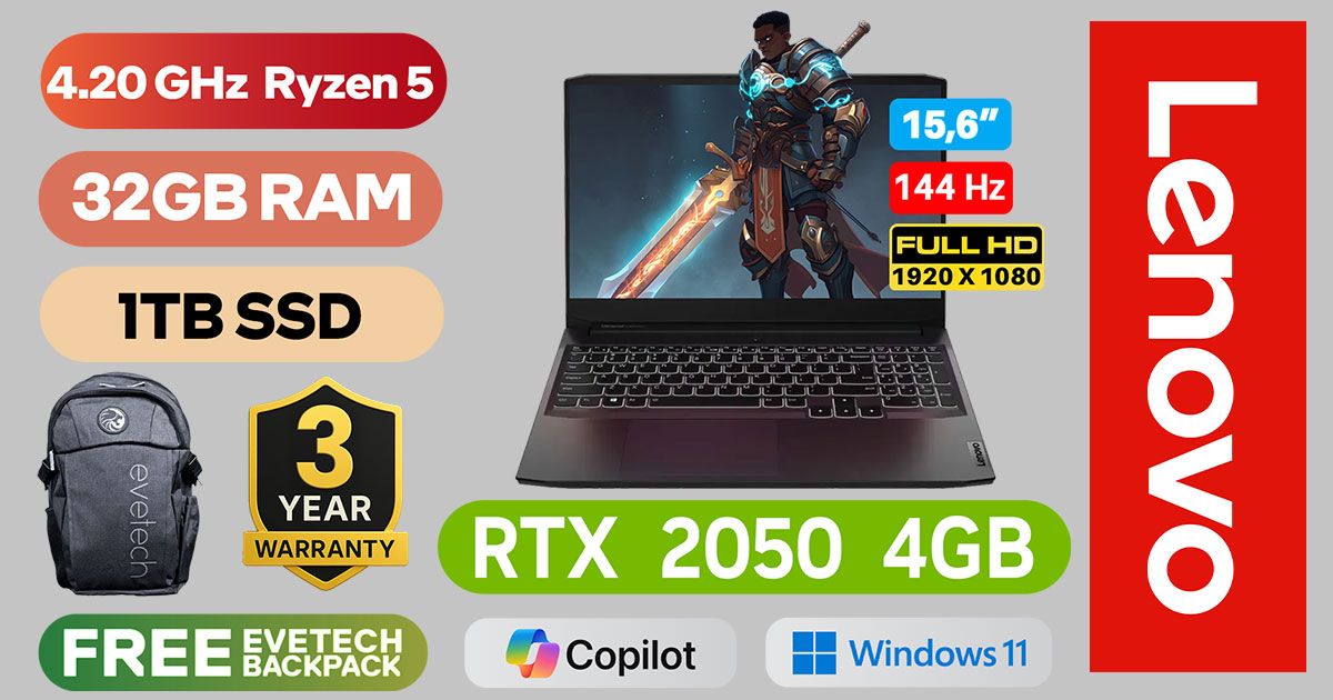 Lenovo IdeaPad Gaming 3 32GB/1TB | Performance Gaming