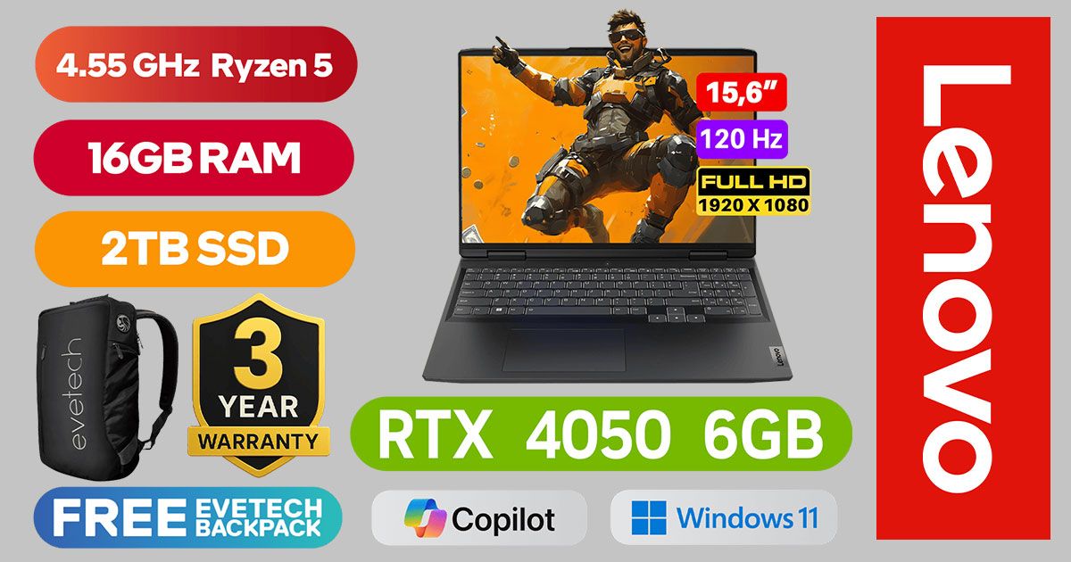 Lenovo IdeaPad Gaming 3 16GB/2TB | Powerful Gaming Laptop