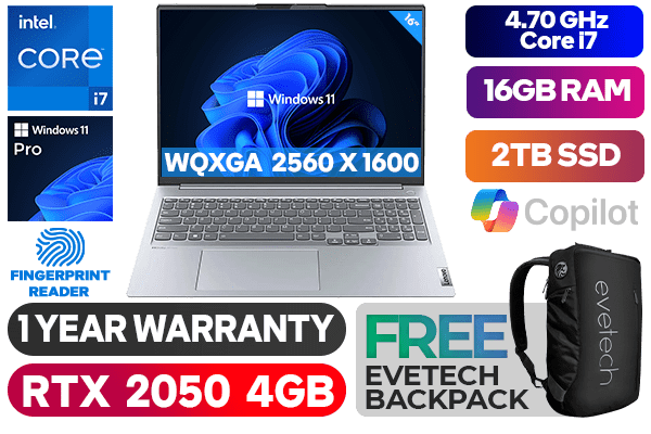 Buy Lenovo ThinkBook 16 G4 Core i7 Professional Laptop - 2TB SSD