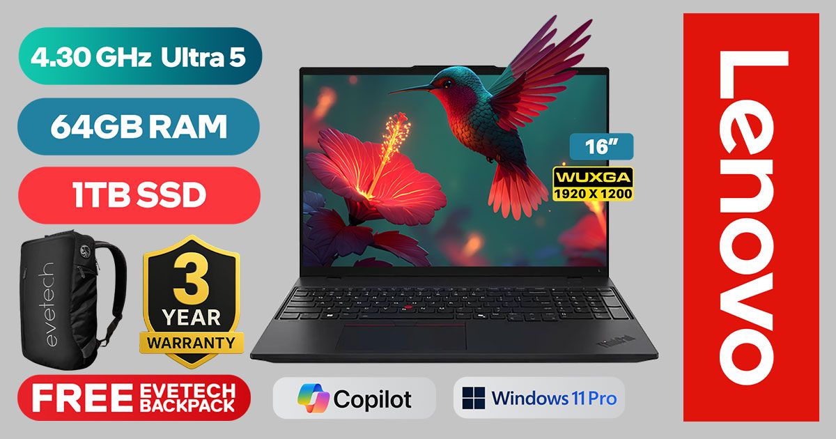 Lenovo ThinkPad L16 G1 64GB/1TB | Business Power