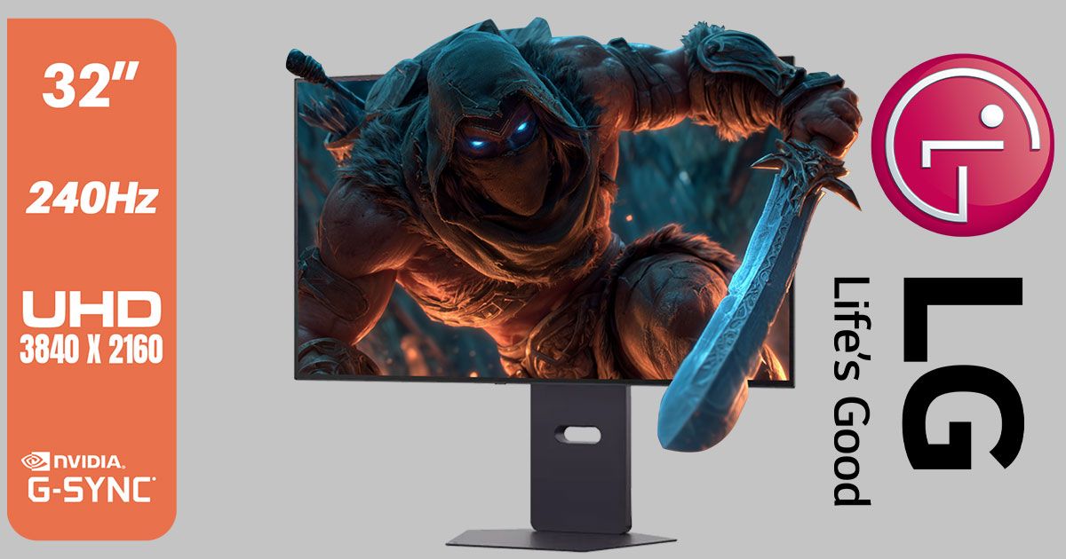 LG 32GS95UV 32" UltraGear Dual-Mode OLED 4K Gaming Monitor