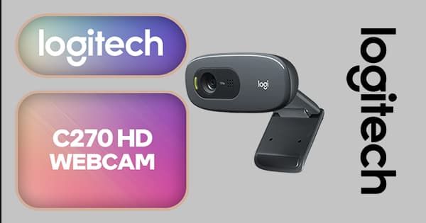 Logitech C270 720p HD Webcam — Clear Video Calls