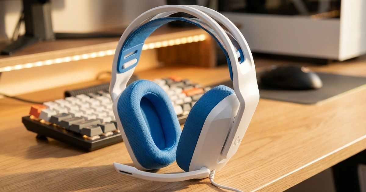 Logitech G335 Wired Gaming Headset — Lightweight, Clear Mic