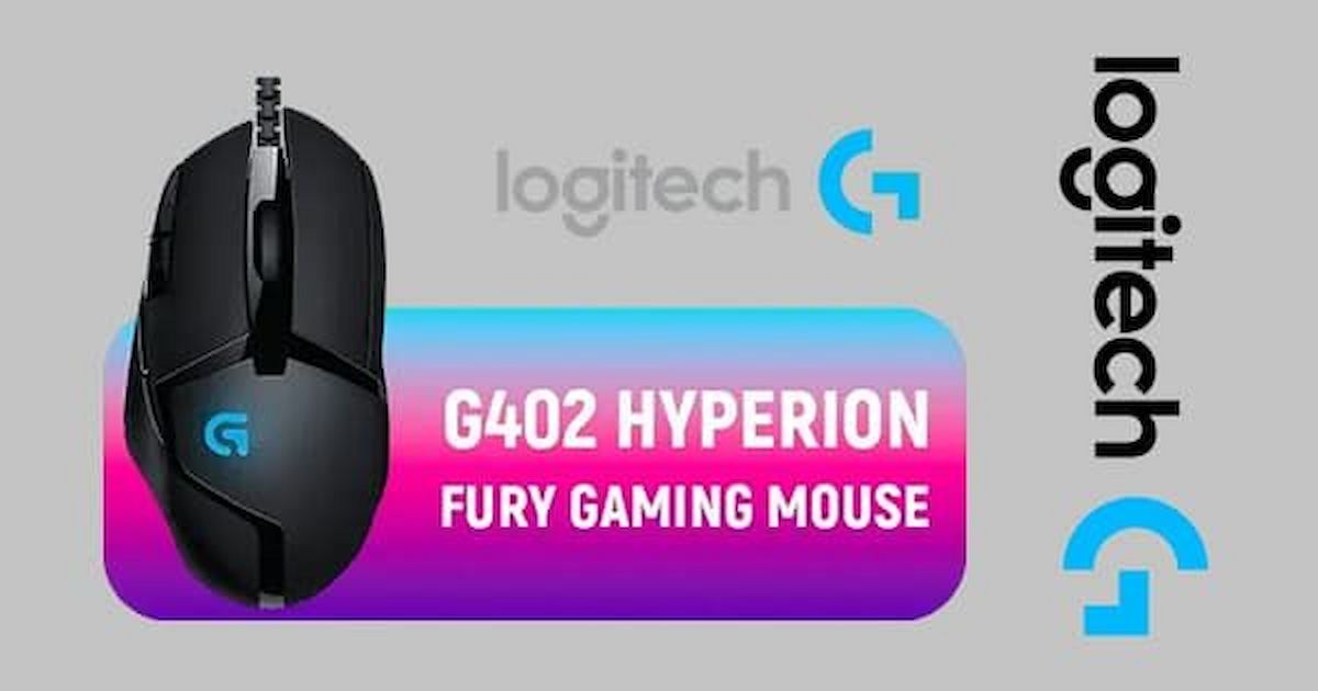 Logitech G402 Hyperion Fury Gaming Mouse - High Precision & Speed