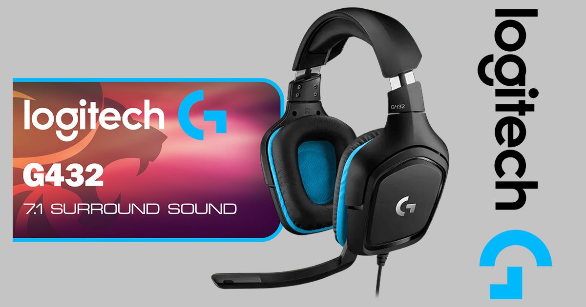 Logitech G432 Gaming Headset - Immersive Sound & Comfort