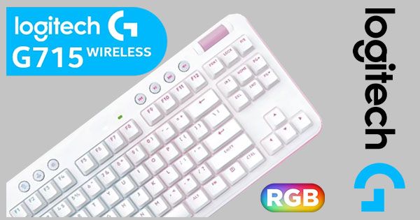 Logitech G715 Wireless Mechanical Gaming Keyboard - Performance & Precision
