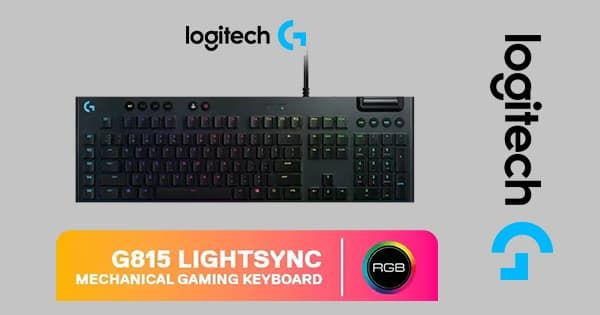 Logitech G815 Lightsync RGB Mechanical Keyboard - Clicky Switch - Open Box