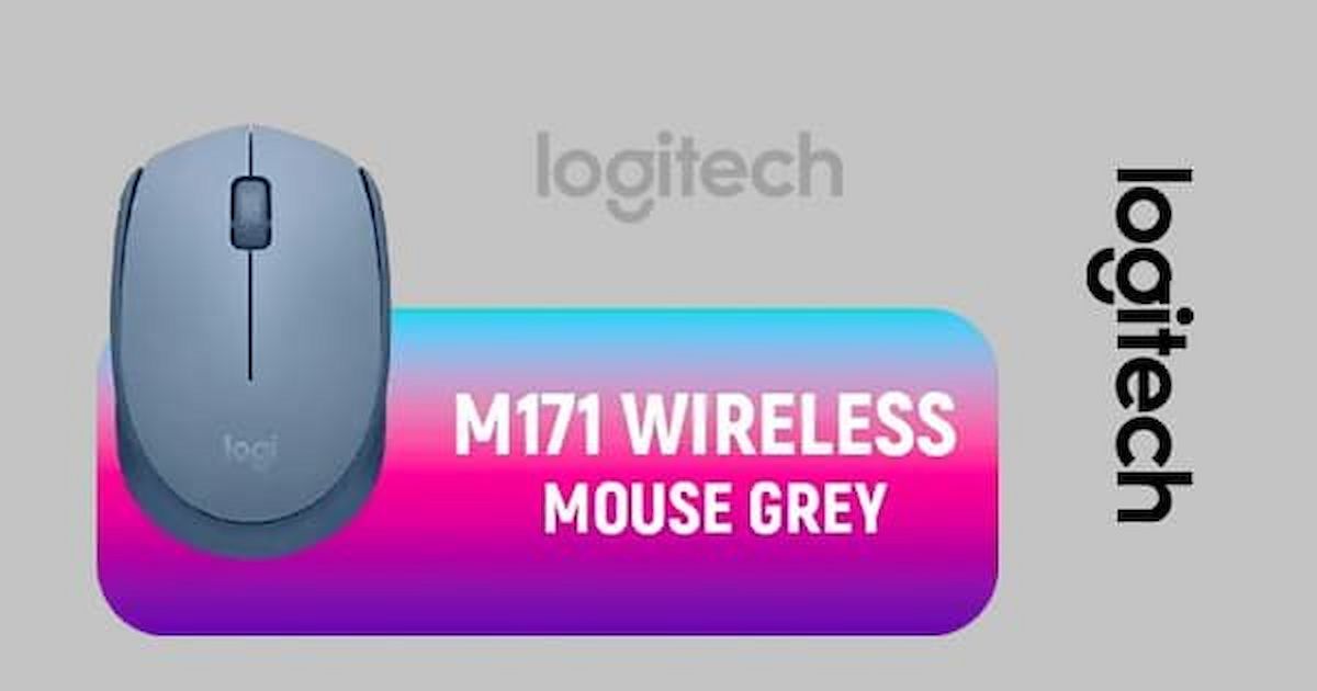 Logitech M171 Wireless Mouse — 2.4 GHz, 12-Month Battery