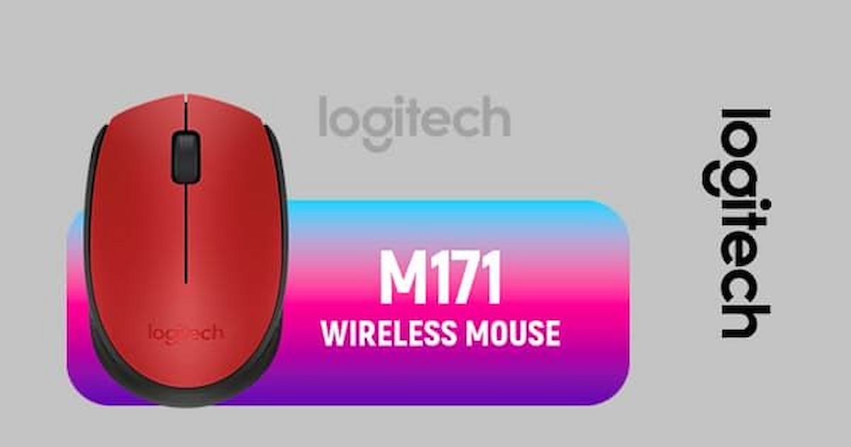 Buy Logitech M171 Wireless Mouse Red - Ergonomic and Reliable