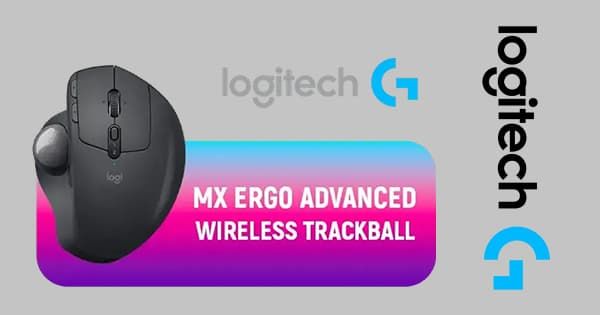 Logitech MX ERGO Advanced Wireless Trackball - Ultimate Comfort ...