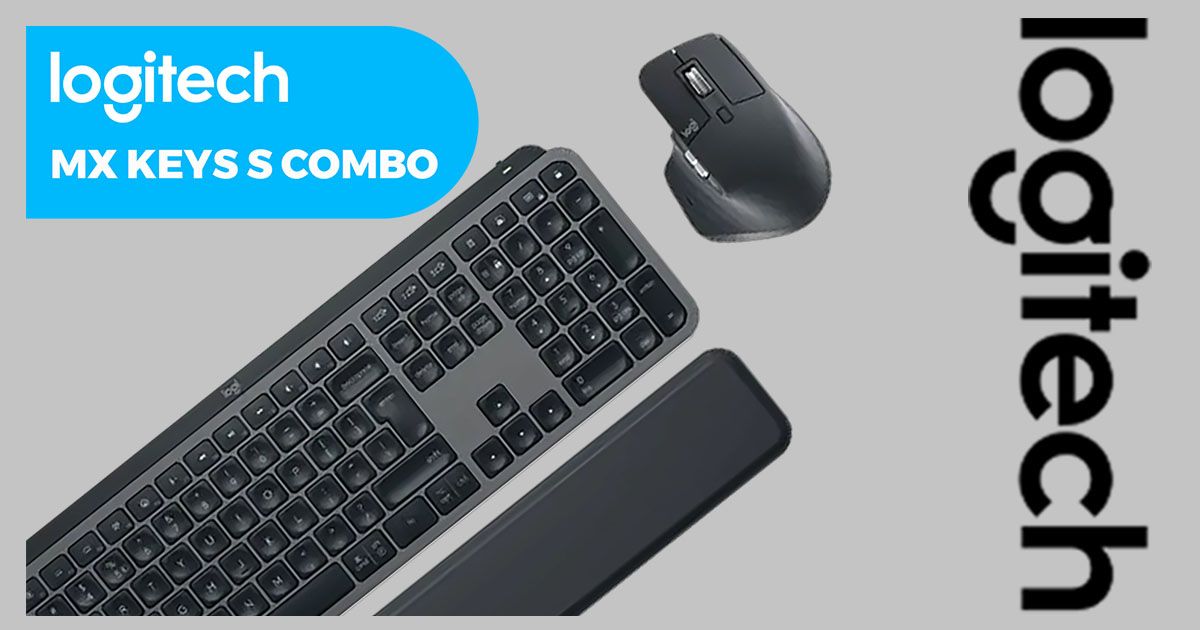 Shop Logitech MX Keys S Combo Graphite - Premium Wireless Keyboard & Mouse