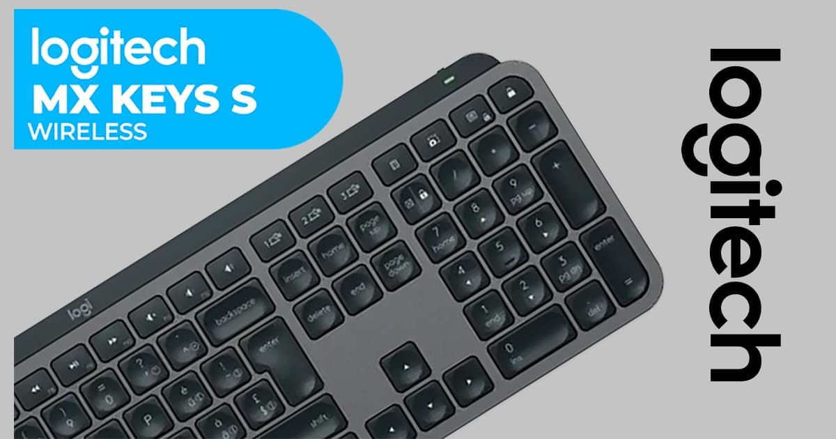 Logitech MX Keys S 920-011587 Wireless Backlit Keyboard
