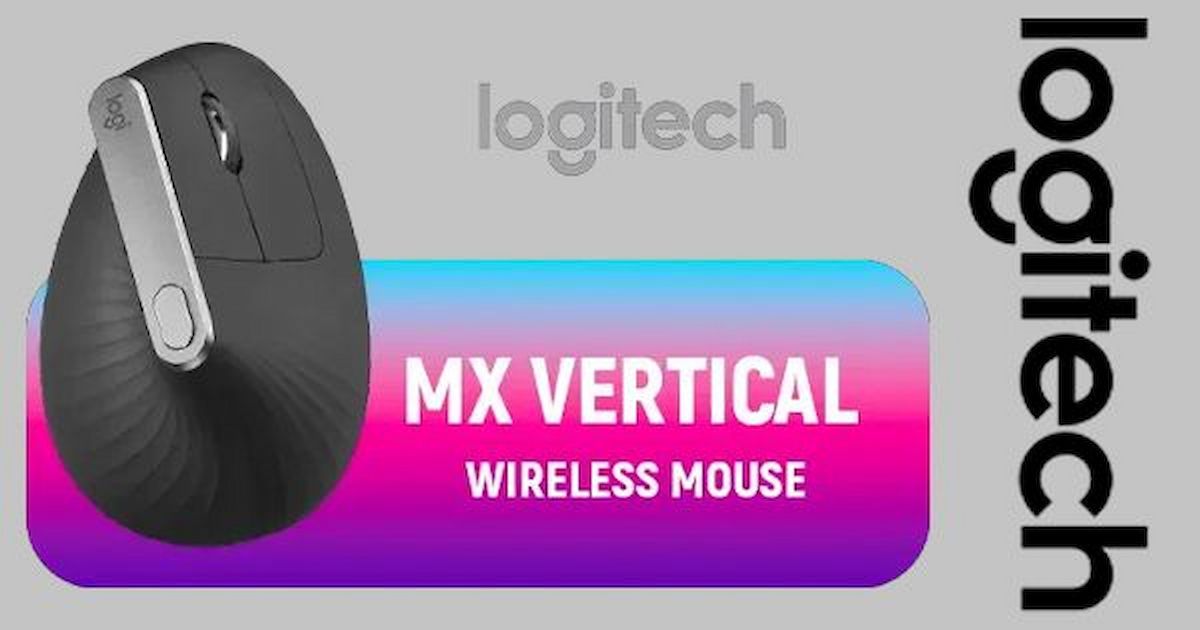 Logitech MX Vertical 910-005448 Ergonomic Wireless Mouse