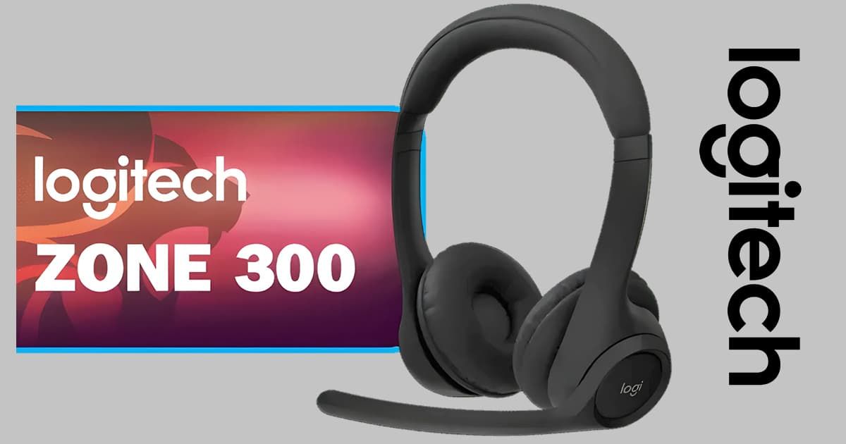 Logitech Zone 300 Wireless Headset — Clear Voice, Lightweight