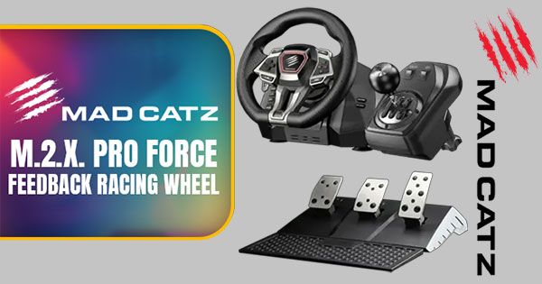 Mad Catz M.2.X. PRO Force Feedback Racing Wheel | Evetech