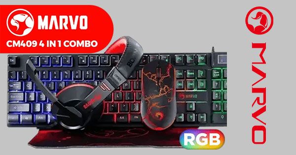 MARVO CM409 4 IN 1 Gaming Combo | Open Box Deals