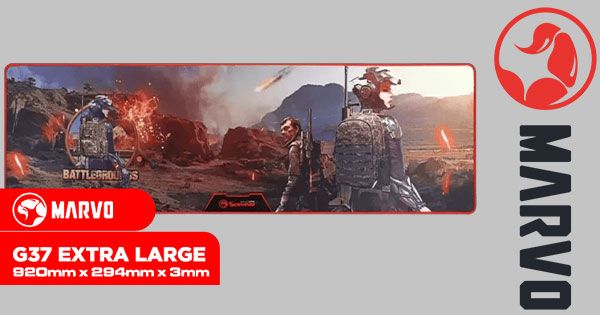 Marvo G37 Extra Large Microfiber Mousepad — All-Sensor Compatible