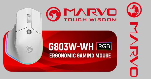Buy MARVO G803W WH Gaming Mouse - High Precision & Performance