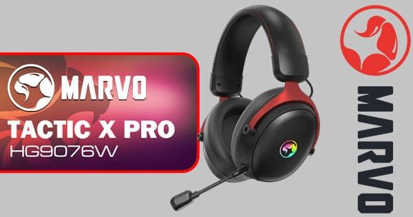 MARVO HG9076W Tactic X Pro Tri-Mode Wireless Gaming Headset