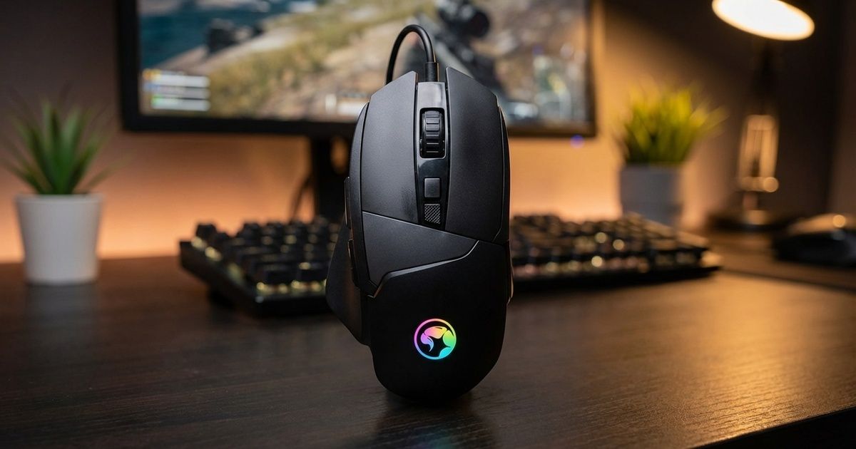 Marvo M411 Duke 60 Wired Gaming Mouse — 12800 DPI, 8 Buttons | Evetech