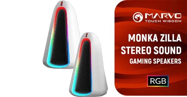 Buy MARVO MONKA ZILLA RGB Gaming Speakers | Open Box Deals