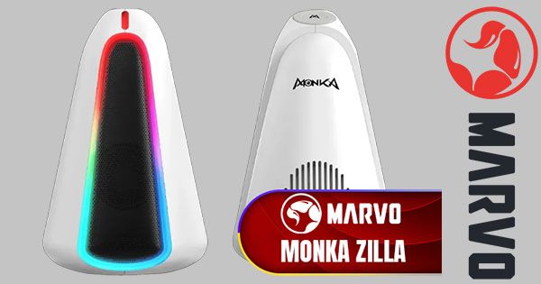 MONKA ZILLA SG-500 Wired Gaming Speaker — USB & 3.5mm, 7-Color Backlight