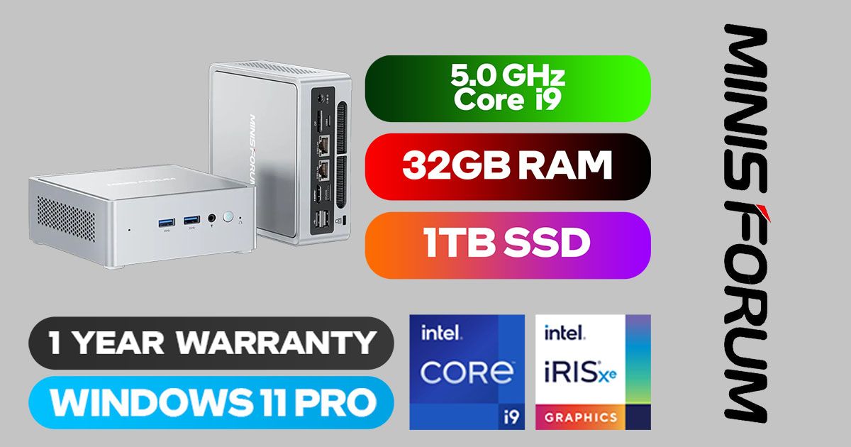 Minisforum NAB9 Plus Core i9 Mini PC - Compact Powerhouse