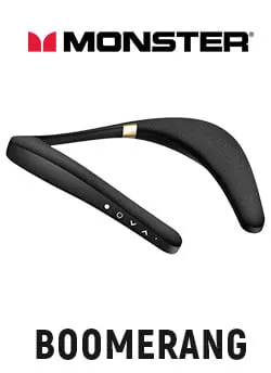 Monster Boomerang Neckband Bluetooth Speaker - Black - Best Deal ...