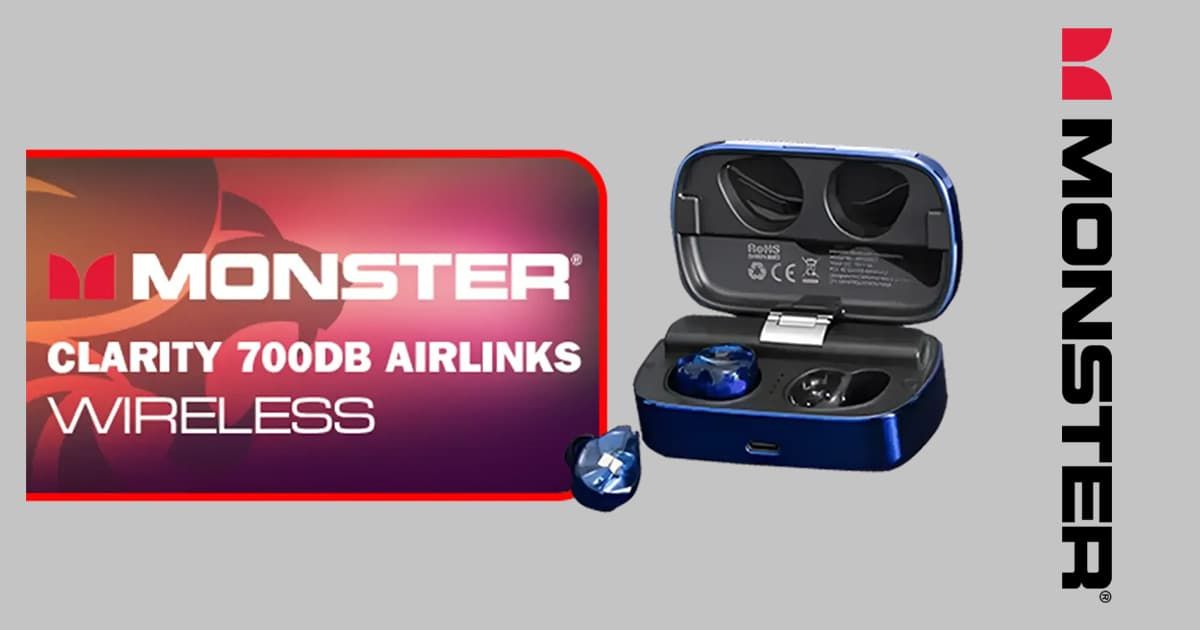 Monster Clarity 700DB AirLinks MH41902 Wireless In-Ear Headphones | Evetech