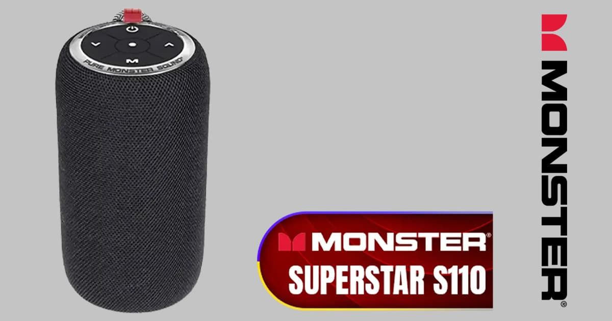 Monster Superstar S310 Bluetooth Speaker MS11902 - Portable, IPX5