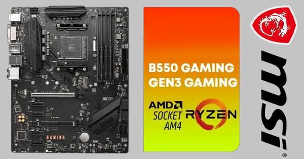 Buy MSI B550 Gaming GEN3 Gaming Motherboard | High-Performance ...