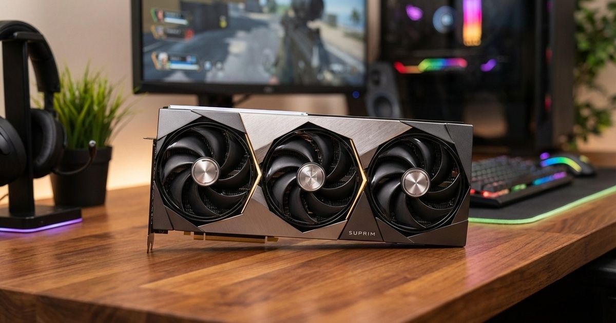 MSI GeForce RTX 5090 SUPRIM SOC 32GB GDDR7 Graphics Card