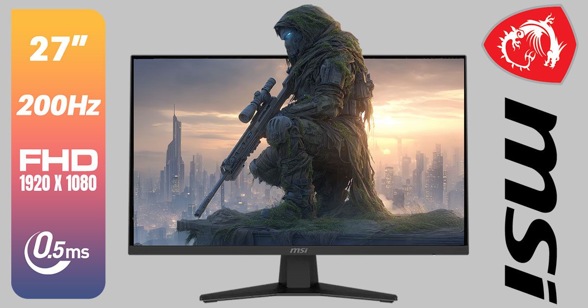 MSI MAG 274F 200Hz Gaming Monitor - Ultra Smooth Gameplay