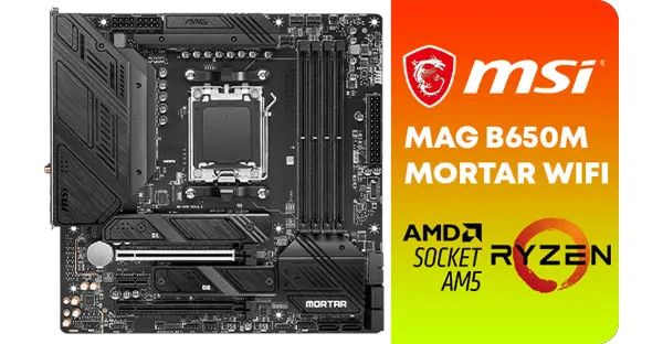 Buy MSI MAG B650M Mortar WiFi - Top AMD Ryzen Motherboard