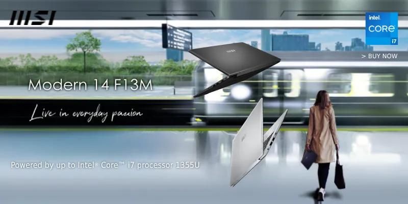 Buy MSI Modern 14 F13M Laptop - Stylish & Powerful Performance