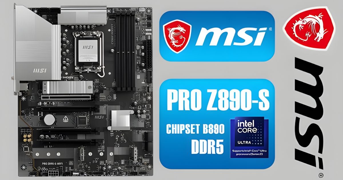 MSI PRO Z890-S Wi‑Fi ATX Motherboard — LGA1851, DDR5 256GB