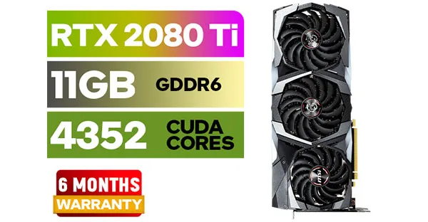 MSI RTX 2080 Ti GAMING X TRIO OC - Free Shipping - South Africa