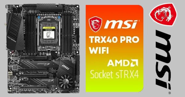 Buy MSI TRX40 PRO WIFI Ryzen Threadripper Motherboard - Open Box Deals